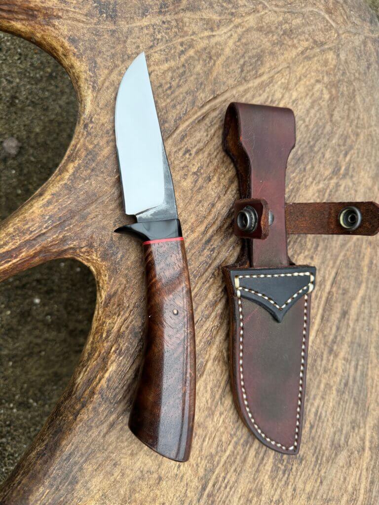 KNIK – Alaska Made Hand Forged Knife w/ Claro Walnut - Common Ground Alaska